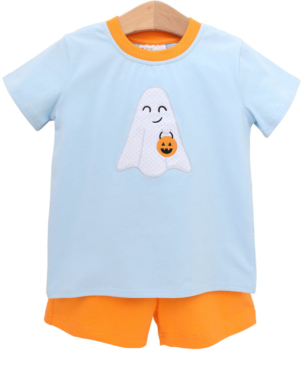 Boo Crew Short Set – Crick and Lu Embroidery